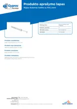 Rigips Įkalamas kaištis su PVC įvore