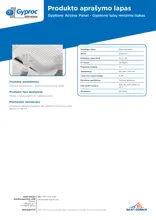 Gyptone BIG Access Panel | Lubų revizinis liukas