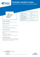 Gyptone BIG Line 6 | Perforuota akustinė plokštė